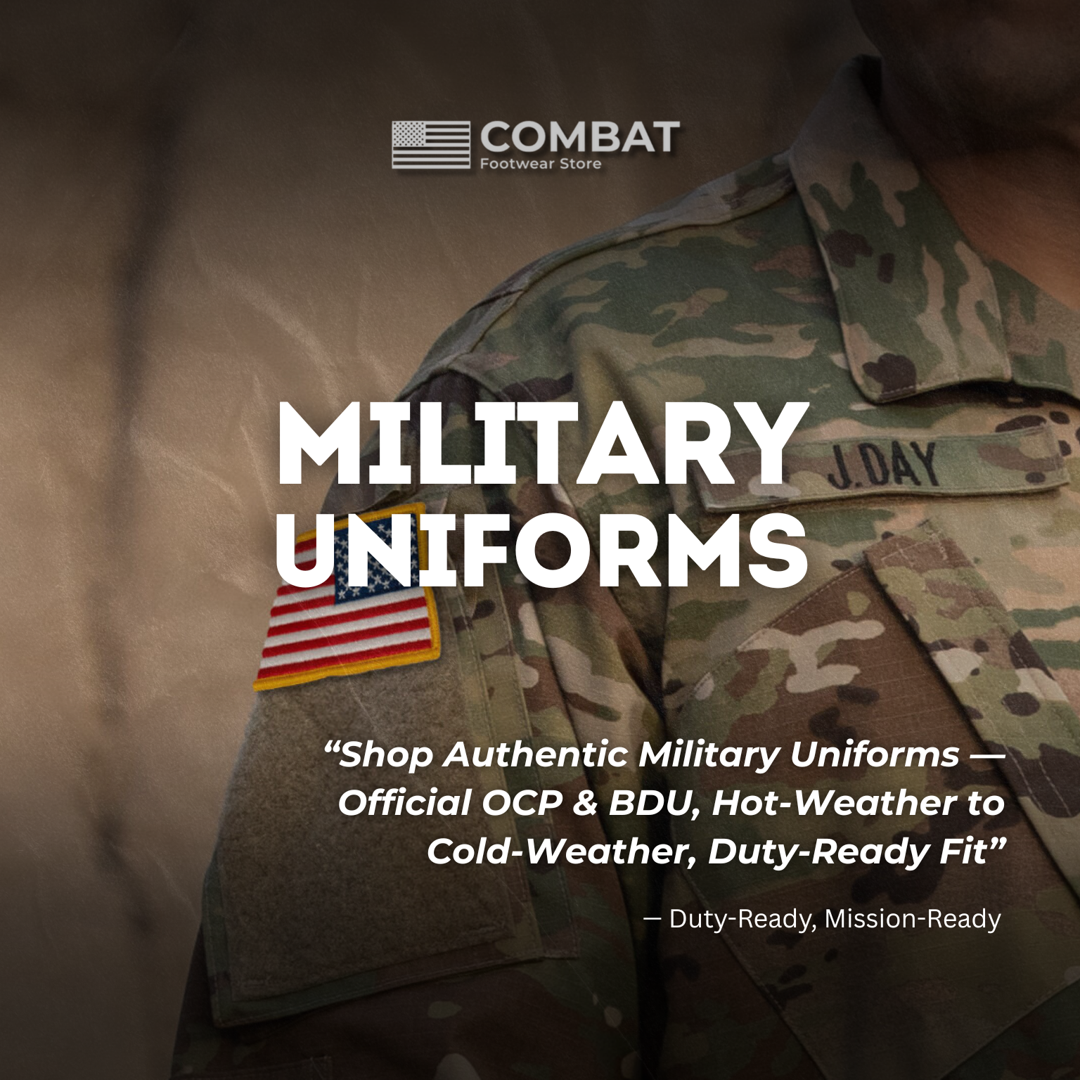Military Uniforms | Authentic & Official OCP Uniforms – CombatFootwear.com