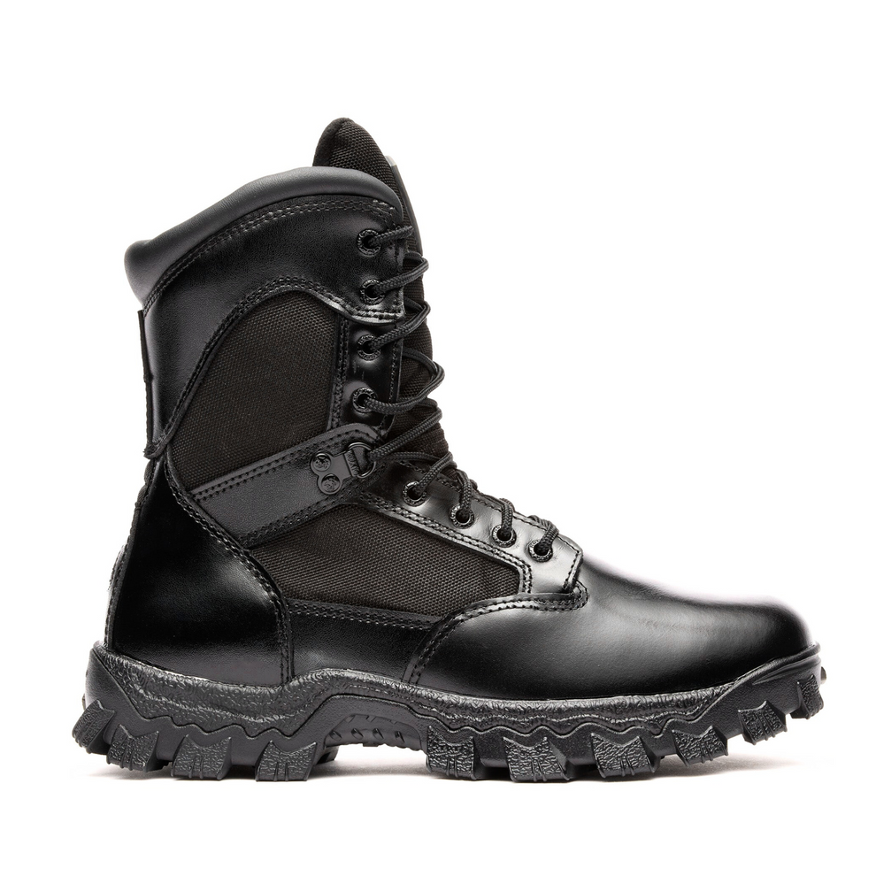 ROCKY ALPHA FORCE ZIPPER WATERPROOF PUBLIC SERVICE BOOTS FQ0002165 ...